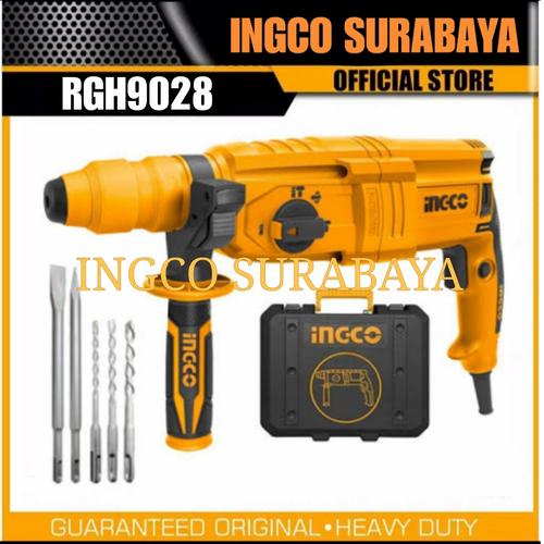 Jual INGCO RGH9028 ROTARY HAMMER DRILL 800W 2,5J MESIN BOR TEMBOK BOBOK ...