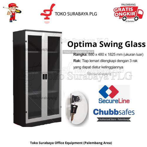 Jual Lemari Cabinet Lemari Arsip SecureLine Optima Swing Glass - Kota ...