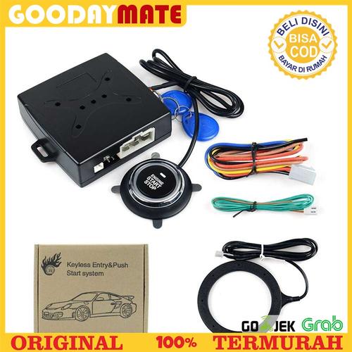 Jual Alarm Mobil Push Button Engine Start RFID keyless entry system ...
