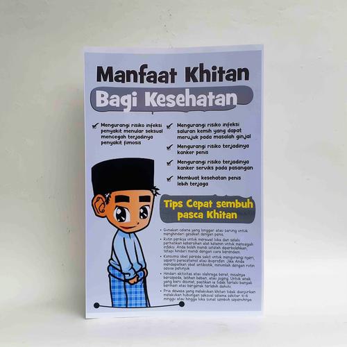 Jual Terbaru, Poster Kesehatan Manfaat Khitan, Manfaat Sunat - Kab ...