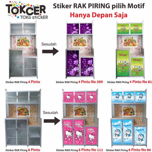 Jual STIKER Rak Piring - REQUEST, Rak 4 Pintu - Jakarta Utara - TOKCER ...