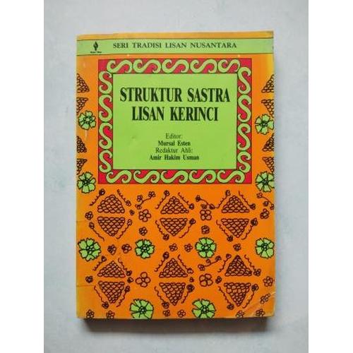 Jual Seni Tradisi Lisan Nusantara - Struktur Sastra Lisan Kerinci ...