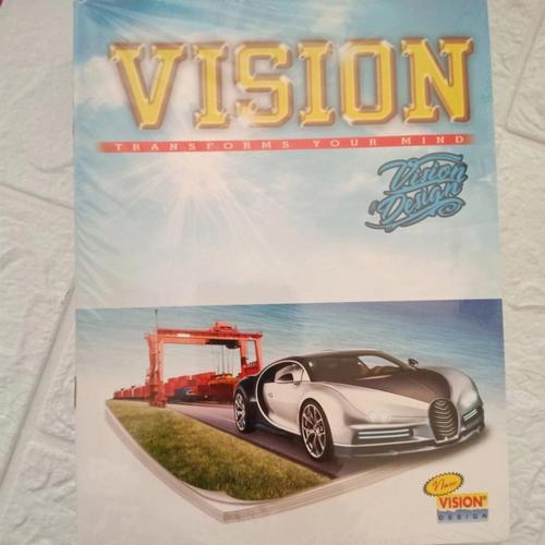 Jual Buku Tulis Vision 38 Lembar Pack 10bj/Garis Halus Akrilik Kotak B ...