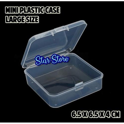 Jual Mini Plastic Case Box / Kotak Mini Plastik Kecil 6.5 x 6.5 x 4 cm ...