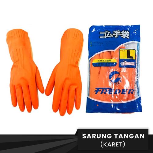 Jual SARUNG TANGAN / SARUNG TANGAN KARET / SARUNG TANGAN KARET FREEDER ...