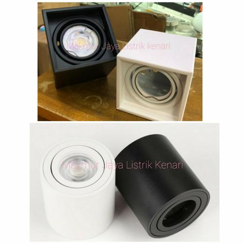 Jual Downlight Outbow 3 inch Kotak Fitting MR16 (Tusuk) - Putih Hitam - Putih, Bulat - Jakarta ...
