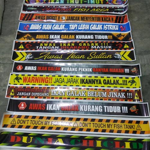 Jual stiker ikan predator 80cm - Kab. Deli Serdang - rudy_aquatic22 ...
