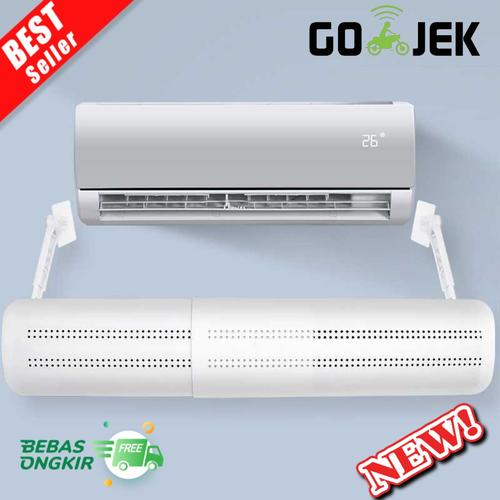 Jual Cover Penutup Angin Ac Adjustable Windshield Deflector 56x18cm ...