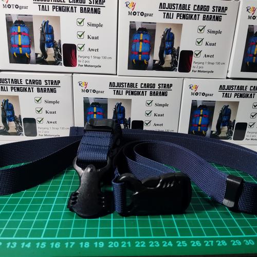 Jual Adjustable cargo strap/Tali pengikat barang buat motor, Nylon 2 ...