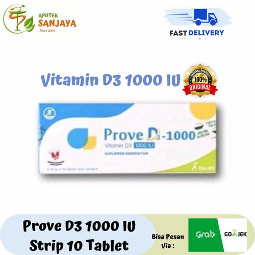 Jual prove d3 1000 iu | Prove d3 5000 iu strip 10 tablet • 1 box @30 ...