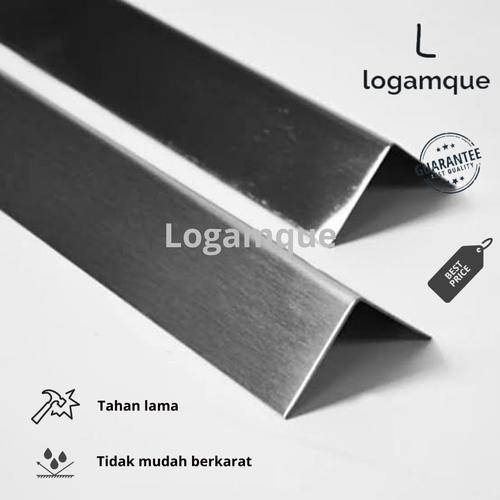 Jual List Siku Stainless Silver 40 x 40 x 0,8 mm x 3050 mm - Silver MR ...