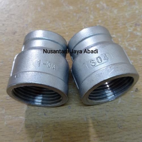 Jual Reducer Stainless SS 304 Drat 1 x 3/4 inchi - Reducer Drat 1 x 3/4 ...