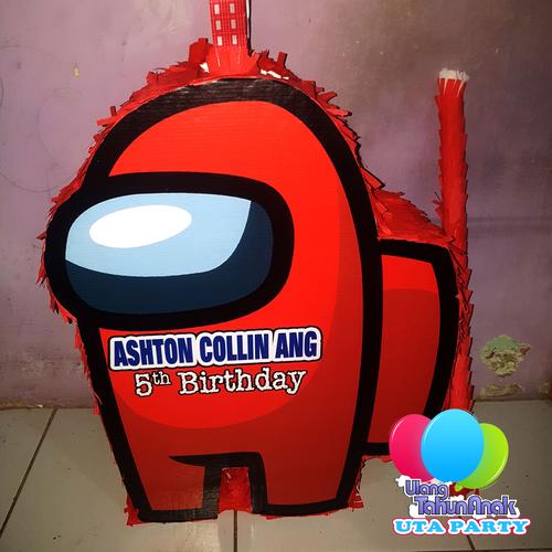 Jual Pinata JUMBO Among Us / Pinata Ulang Tahun / Pinata Custom ...