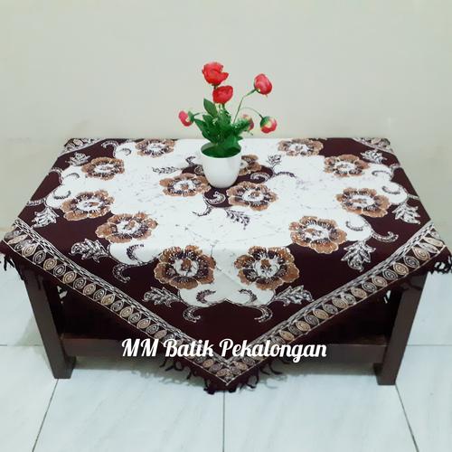 Jual Taplak Meja Guru Batik Kotak Remekan Ronce Batik Cap - Hijau Gelap ...