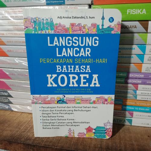 Jual Original LANGSUNG LANCAR PERCAKAPAN SEHARI - HARI BAHASA KOREA. - Jakarta Pusat - TOKO BUKU ...