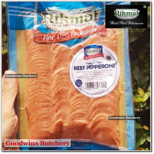 Jual BEEF PEPPERONI SLICED Nikmat HALAL Soejasch Bali frozen 250g ...