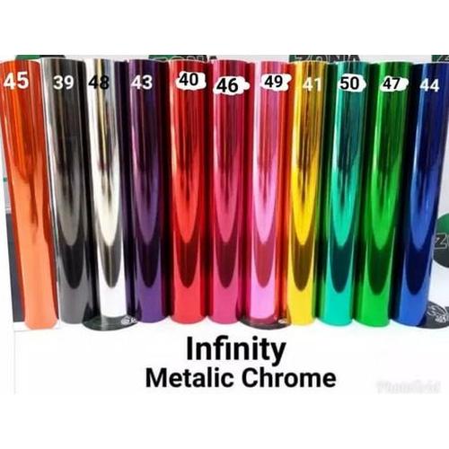 Jual Sticker Infinity Metalic Chrome 45 Cm ( Meter ) - Kota Surabaya ...