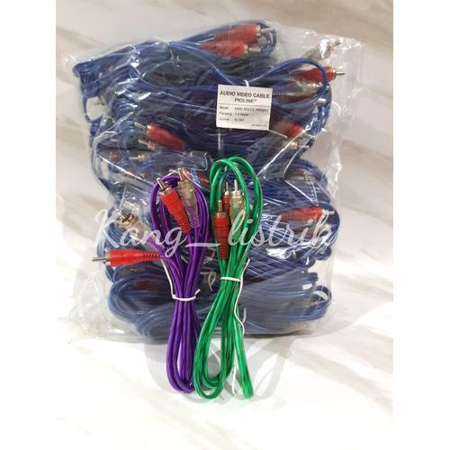 Jual Kabel Audio / Kabel RCA 2-2 1,5Meter - WARNA RANDOM, MEREK RANDOM ...