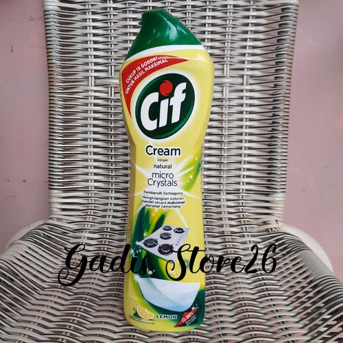 Jual CIF CREAM LEMON DAN ORIGINAL | PEMBERSIH SERBAGUNA 660 GR - Kuning ...