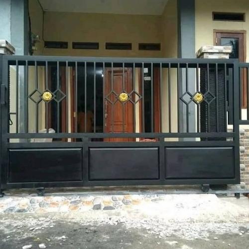 Jual pagar dorong minimalis - Kota Tangerang - shafa decor | Tokopedia