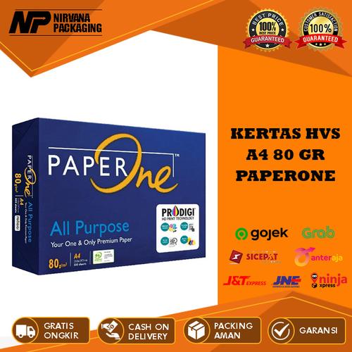 Jual KERTAS HVS A4 PAPERONE 80GR PAPER ONE PRINT FOTOCOPY 1 RIM Merah ...