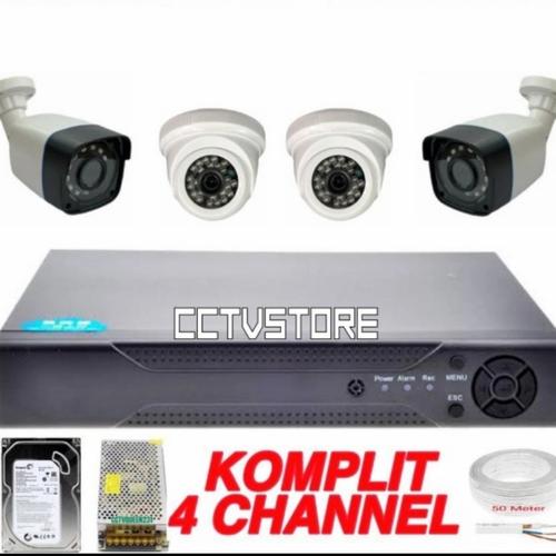 Jual Paket cctv 4 kamera 5 megapixel paket cctv 4 channel 5 mp ...