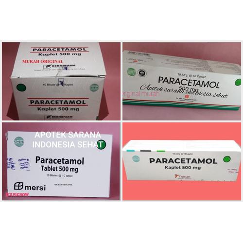 Jual PARACETAMOL 500 MG TABLET BOX ALL VARIANS MURAH - MERSI - Kab ...