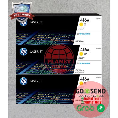 Jual Toner HP Laserjet 416A [W2042A] Yellow Original / Printer HP Pro ...