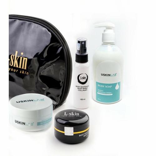Jual Lskin X Uskinlab Body Whitening Paket Perawatan Pemutih Badan ...