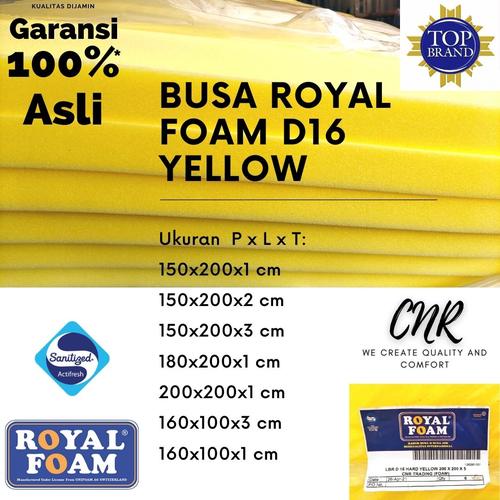 Jual Busa Royal Foam d16 ukuran lebar 150,180,200, p 200 tebal 1-4cm ...