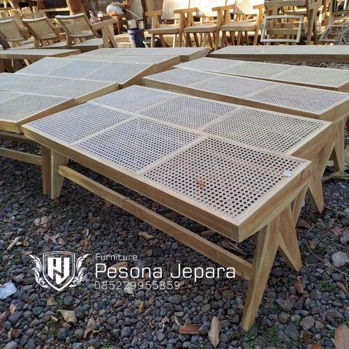 Jual Bench kayu Rotan, Kursi Bangku Jati Rotan - Kab. Jepara - Pesona ...