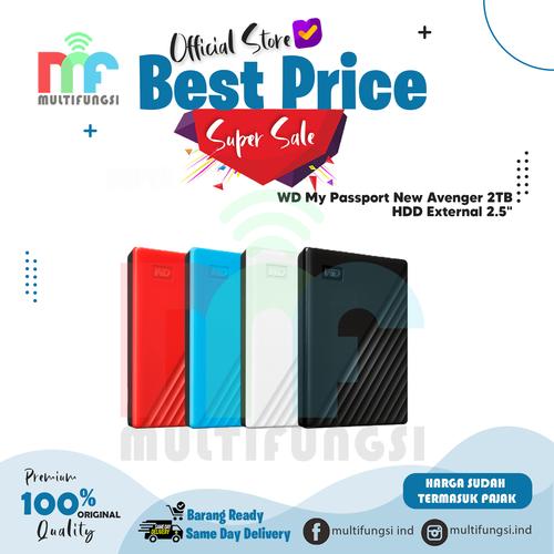 Promo HDD External 2.5" WD My Passport New Avenger 2TB - Hitam Cicil 0% 3x - Jakarta Pusat ...