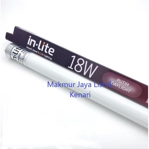 Jual INLITE LAMPU TL T8 18 W INLITE TUBE 18 WATT LED IN LITE 120CM 18W ...
