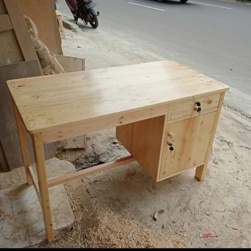 Jual meja kantor mejaa belajarr bahan kayu jati belanda - Jakarta Barat ...