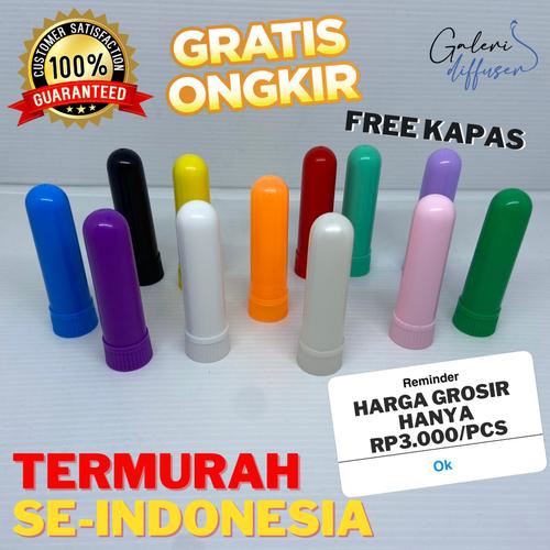 Jual Inhaler Nasal Kosong Eucalyptus Essential Oil Aromatherapy Asma ...