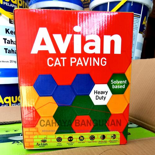 Jual Cat Paving Marka Jalan Beton Lapangan Konblok Aspal Pasir Avian ...