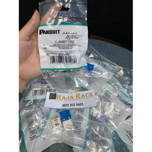 Jual Modular Panduit Cat 6 CJ688TGBU / Panduit / Jack RJ45 Cat6 Panduit ...