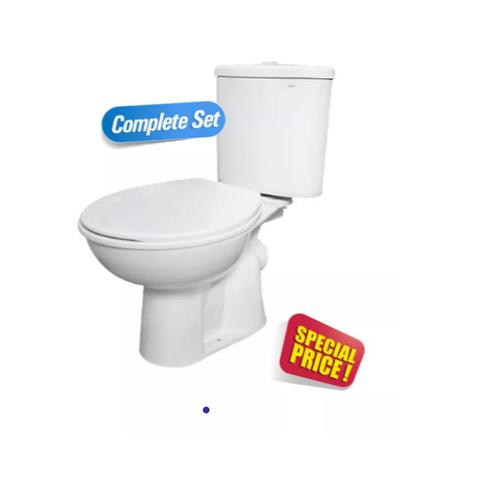 Jual Toto Single Flush Toilet Kloset Duduk Complete Set Cw53Jw Free ...