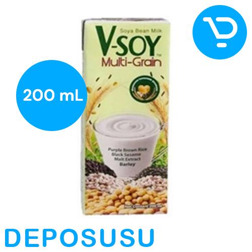 Promo V-soy V soy Visoy Vsoy 200ml Multigrain Multi Grain - No Sugar ...