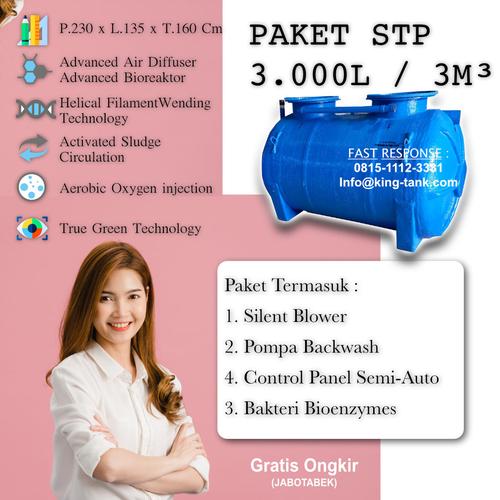 Jual Tangki BIO SEPTIC Septic Tank STP 3000 Liter / 3m3 - Jakarta Barat ...