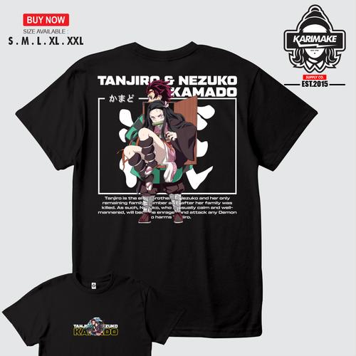 Jual Kaos Baju Anime DEMON SLAYER KIMETSU NO YAIBA TANJIRO NEZUKO ...