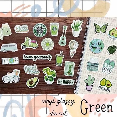 Jual STICKER AESTHETIC HIJAU PART 1 - Jakarta Barat - Vlins Shop ...