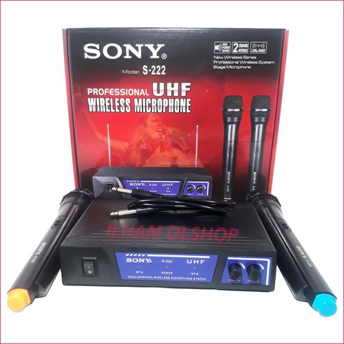 Jual SONY Mic Wireless Double /Mic Tanpa Kabel/Microphone Wireless ...