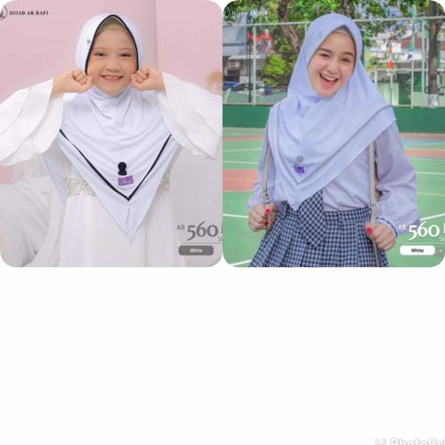 Jual sragam sekolah anak SD/SMP/SMA/Mts / MA jilbab hijab instan arrafi ...