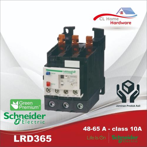 Jual LRD365 thermal overload relay 48A-65A SCHNEIDER ORIGINAL SNI ...