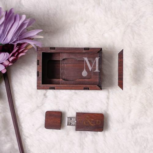 Jual Acrylic Flashdisk Box 32GB 3.0 (Sandisk) Kayu Wooden Akrilik ...