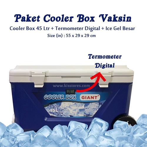 Promo Cooler Box Vaksin 45 Liter / Box pendingin besar / cooler box ...