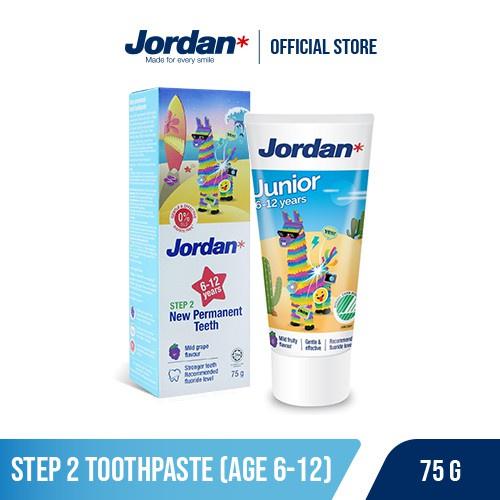 Jual JORDAN TOOTHPASTE STEP 2 (6-12 TAHUN) / PASTA GIGI ANAK JUNIOR ...
