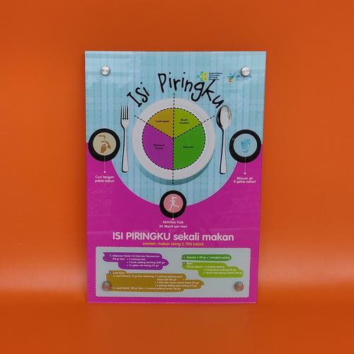 Jual Poster Akrilik | Poster Isi Piringku |Poster Isi Piringku Sekali ...