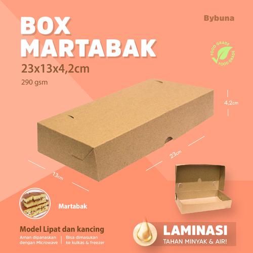 Promo BOX PACKAGING MARTABAK KRAFT LAMINASI DUS MARTABAK - Kota Bandung ...